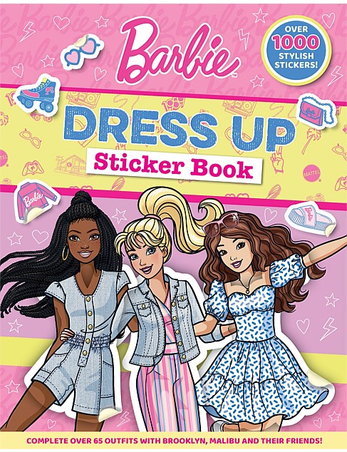Scholastic Barbie Dress Up Sticker Book | David Jones