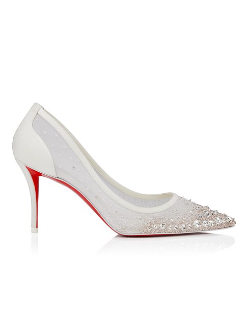 Christian Louboutin Miss Z Sparkling 80 Rete/organza/cr Sat/lin Version ...