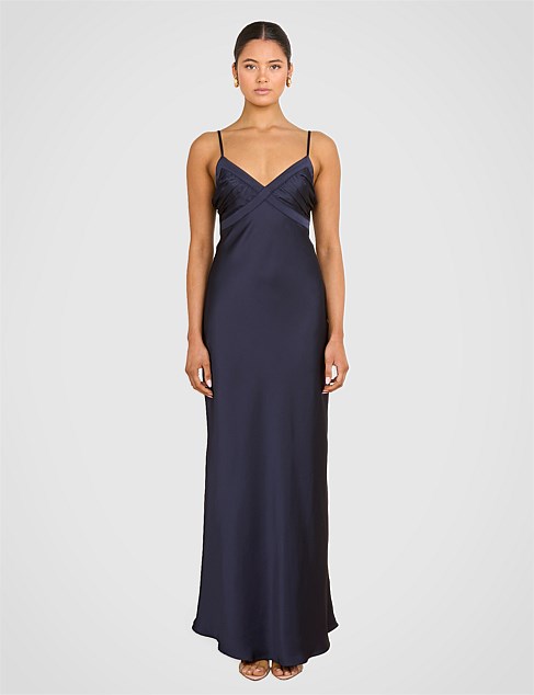 Pilgrim Aliah Satin Gown | David Jones