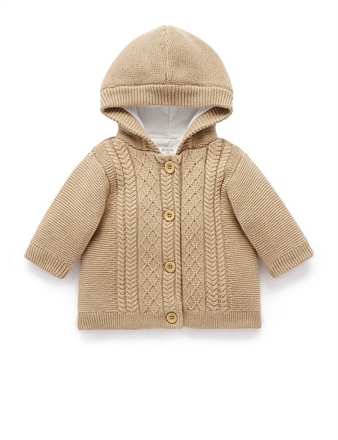 Purebaby Cable Padded Jacket | David Jones