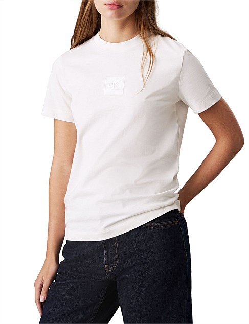 Calvin Klein Embroidered Box Regular T-shirt | David Jones