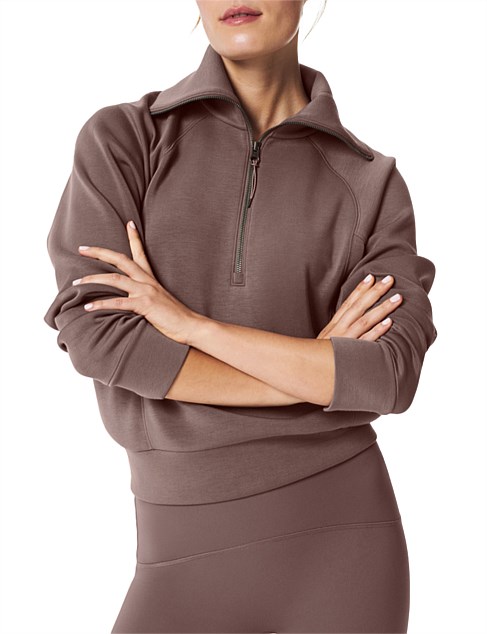 Spanx Air Essentials Half Zip | David Jones