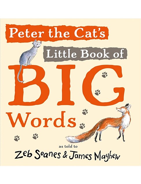Peribo Peter the Cat's Little Book Of Big Words | David Jones