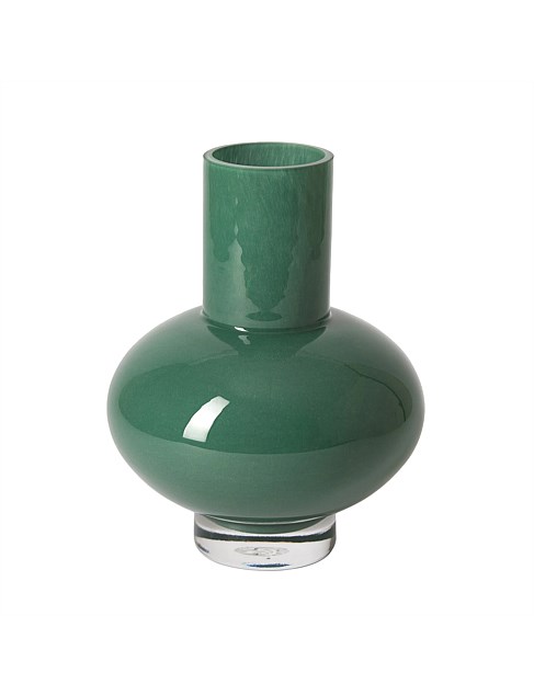 The Conran Shop Teal Glass Vase 22.7cm | David Jones