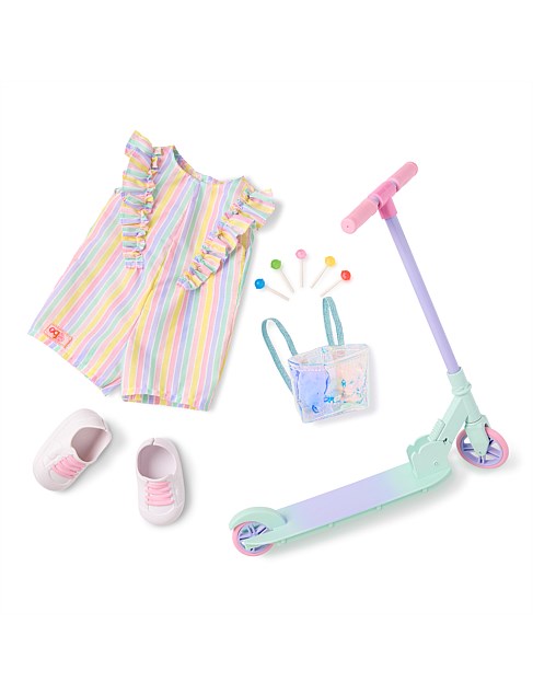 Our Generation Ride the Rainbow Scooter Set | David Jones