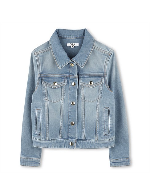 Chloé 4 Pockets Denim Jacket (4 Yrs) | David Jones