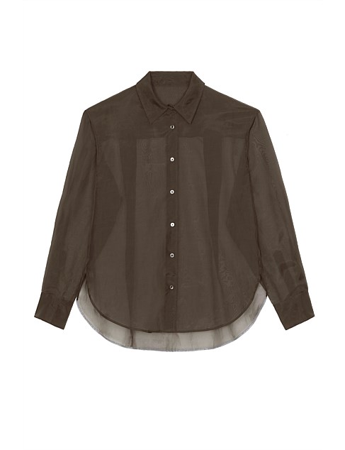 The Frankie Shop Peri Sheer Shirt | David Jones
