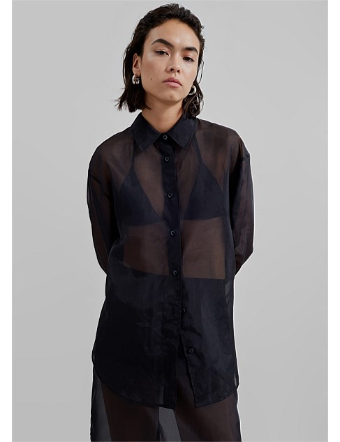 The Frankie Shop Peri Sheer Shirt | David Jones