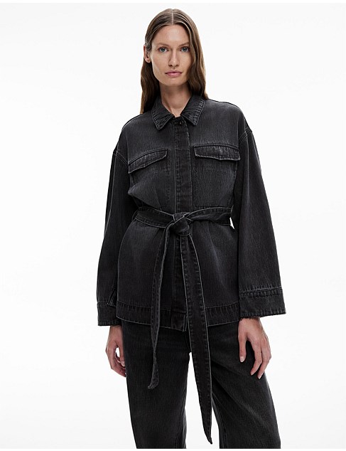 Witchery Tie Denim Shirt | David Jones