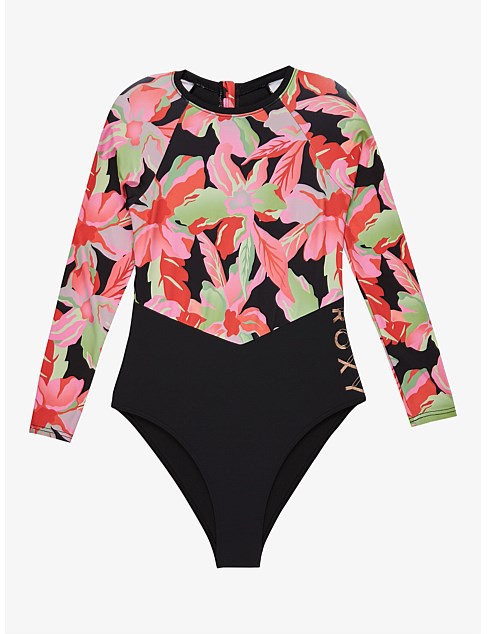 Roxy Girls Active Long Sleeve Onesie | David Jones