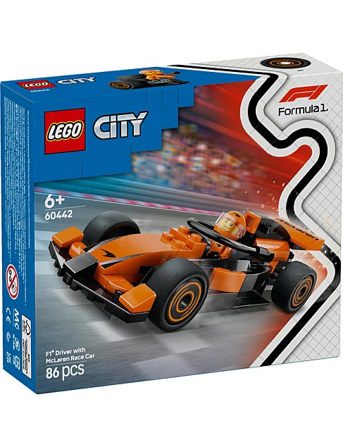 Lego Lego City F1® Driver With Mclaren Race Car 60442 | David Jones