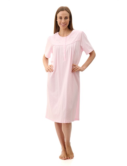Givoni Short Sleeve Short Nightie | David Jones