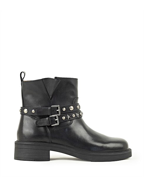 Edward Meller Waverly Ankle Boot With Studded Straps | David Jones