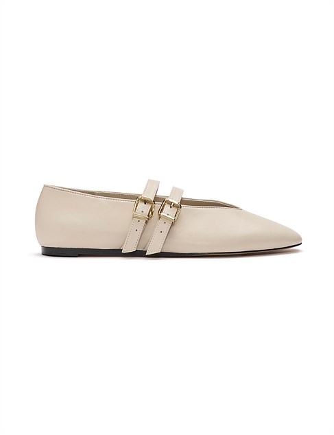 Seed Heritage Astrid Double Strap Ballet Flat | David Jones