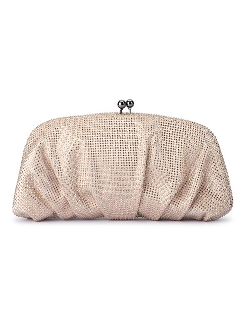 Olga Berg Aria Gathered Frame Purse | David Jones