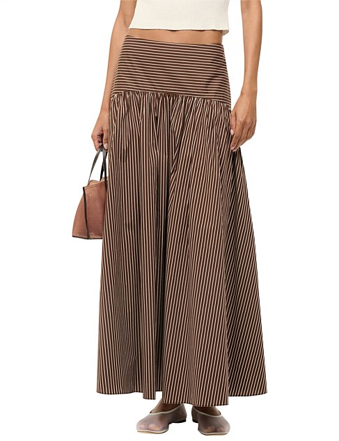 Staud Procida High Waist Maxi Skirt | David Jones