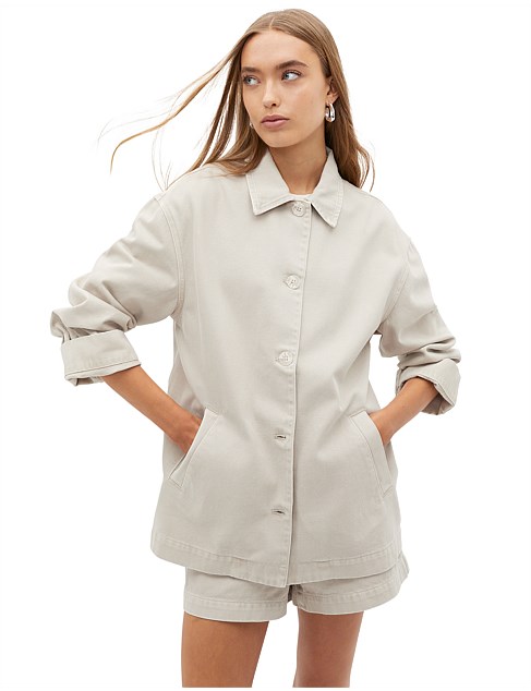 Seed Heritage Denim Shacket | David Jones