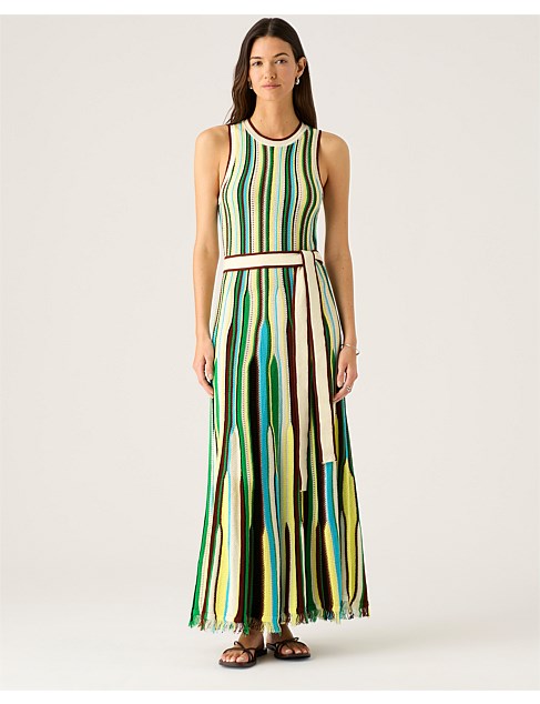 Mos the Label Rosalia Knit Maxi Dress | David Jones