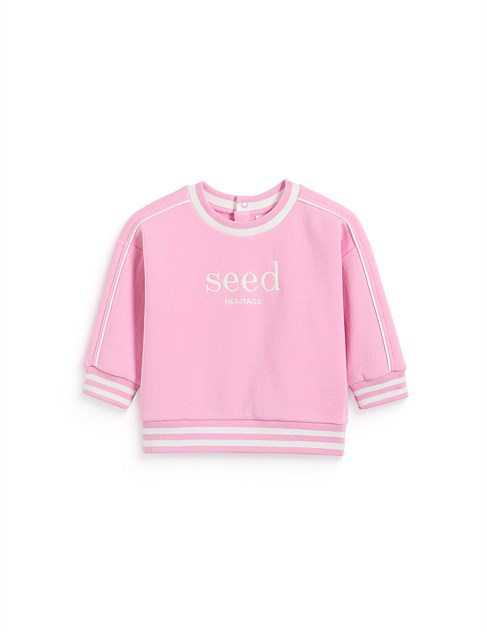 Seed Heritage Core Logo Sweat | David Jones