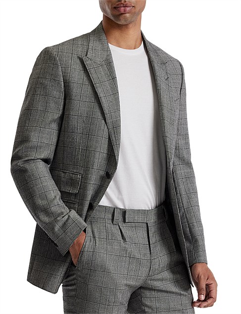 Calibre Glen Check Suit Jacket | David Jones