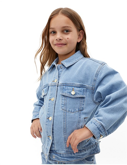 Seed Heritage Relaxed Denim Jacket | David Jones
