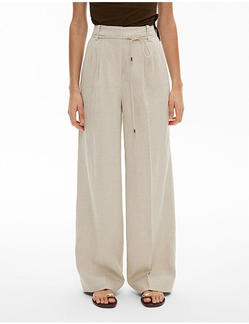Witchery Fine Belt Pant With Structured Waistline | David Jones