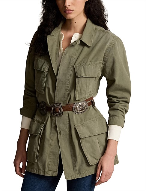 Polo Ralph Lauren Cotton Canvas Utility Jacket | David Jones