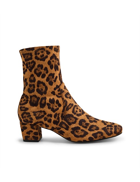 Django & Juliette Hartful Dj Leopard Stretch Microsuede | David Jones