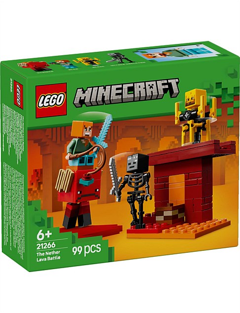Lego Lego Minecraft the Nether Lava Battle 21266 | David Jones