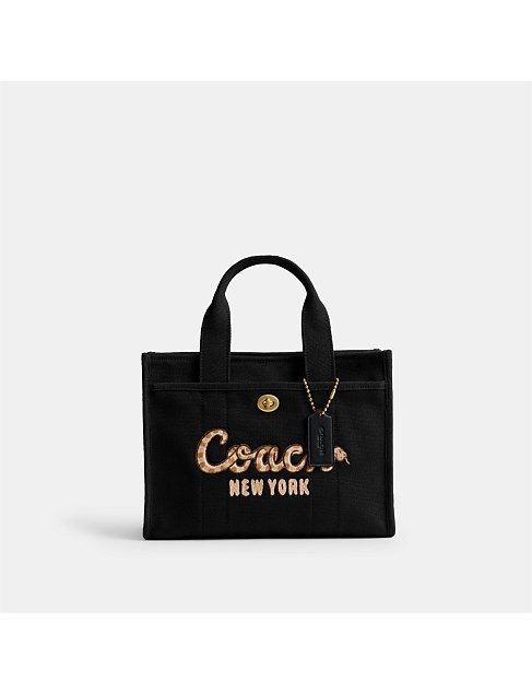 Coach New Year Cargo Tote Bag 26 With Coach Snake Script | David Jones