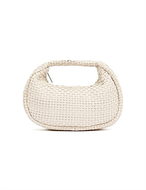 St Agni Lattice Weave Mini Bon Bon Bag | David Jones