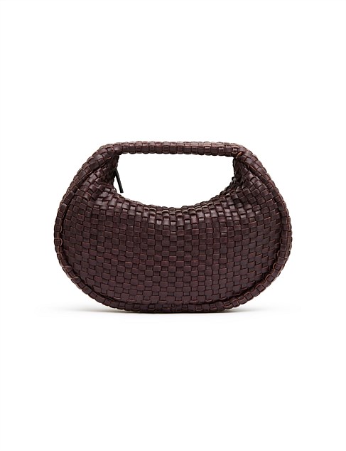 St Agni Lattice Weave Mini Bon Bon Bag | David Jones