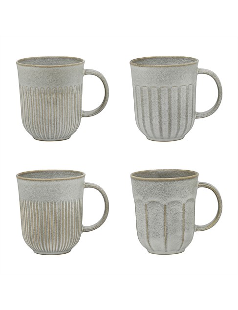 Ecology Chapel Set Of 4 Mugs 330ml | David Jones