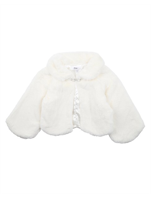 Bebe By Minihaha Petal Faux Fur Jacket | David Jones