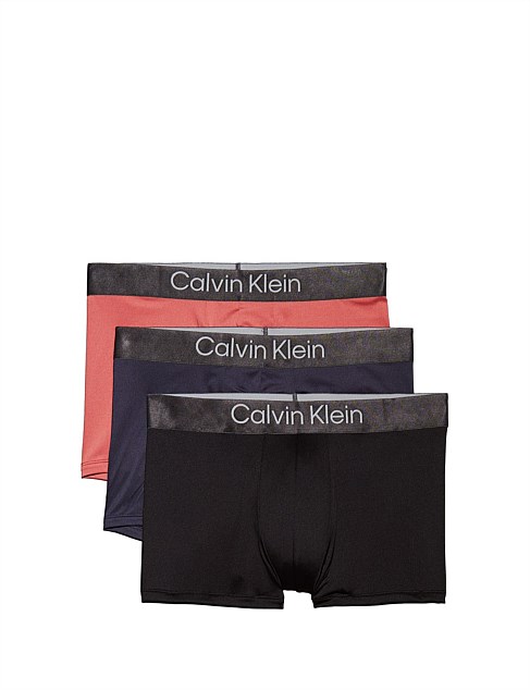 Calvin Klein 3 Pack Brushed Microfiber Stretch Trunk | David Jones