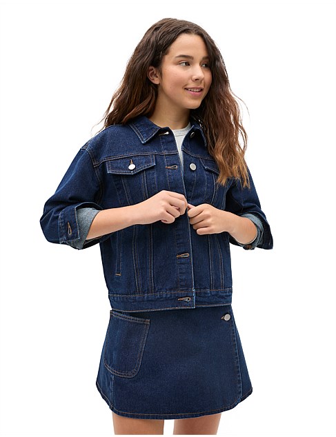 Seed Heritage Boxy Denim Jacket | David Jones