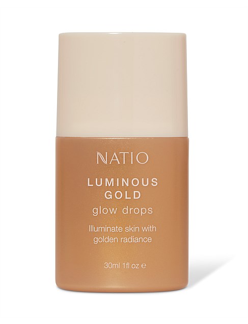 Natio Luminous Gold Glow Drops 30ml | David Jones