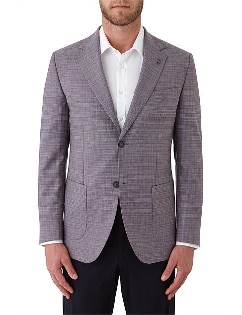 Gibson Textured Notch Lapel Patch Pocket Jacket | David Jones