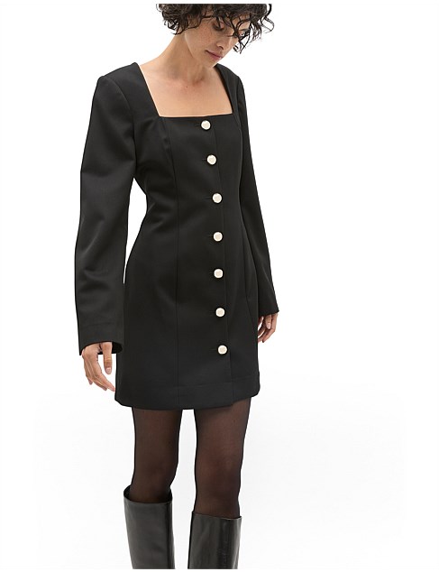 Seed Heritage Wool Blend Mini Dress | David Jones