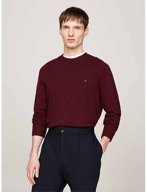 Tommy Hilfiger Lambswool Crew Neck | David Jones