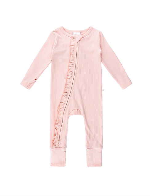 Kynd Baby Rib Day Or Night Frill Onesie | David Jones