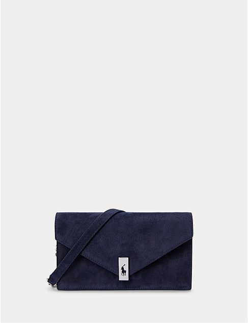 Polo Ralph Lauren Polo Id Suede Chain Wallet & Bag | David Jones