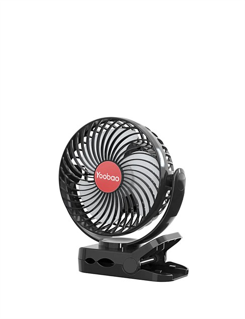 Yoobao Rechargeable Mini Clip Fan With Led Light | David Jones
