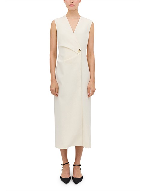 Bianca Spender Cream Wool Interlude Dress | David Jones