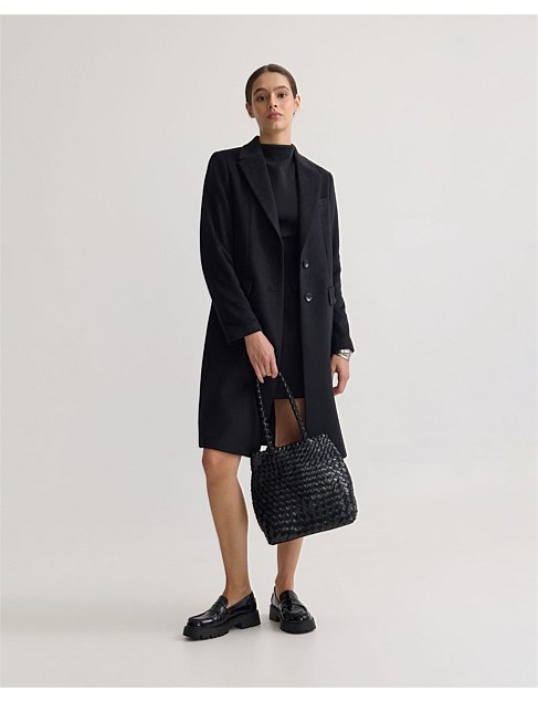 Oxford Ruby Wool Coat | David Jones