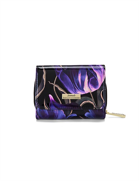 Serenade Lisse Sml Patent Leather Wallet With Rfid | David Jones