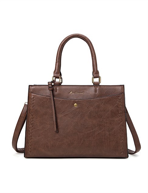 Serenade Pauleen Grip Handle Vegan Bag | David Jones