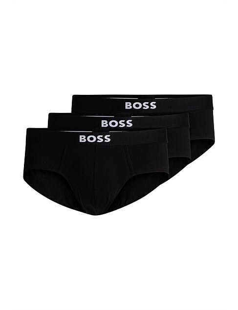 Boss 3 Pack Hipbr Boss One Cotton Briefs | David Jones