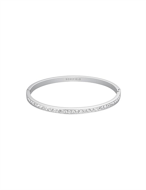 Rosefield Rosefield Crystal Bangle Silver Silver | David Jones