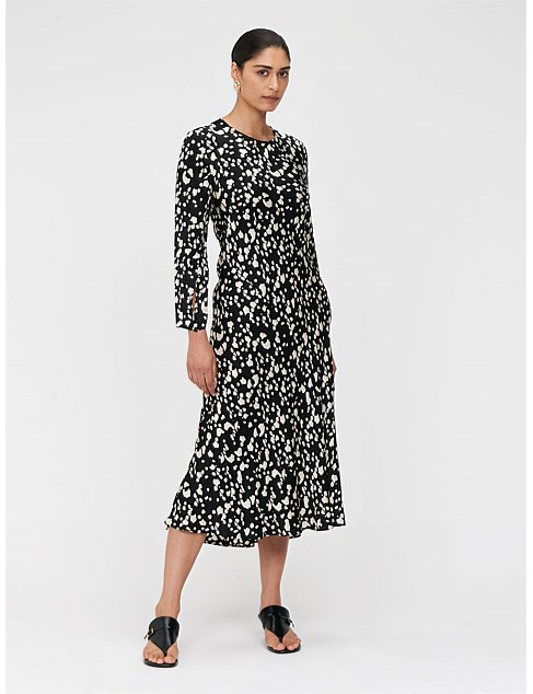 Veronika Maine European Spot Bias Midi Dress | David Jones